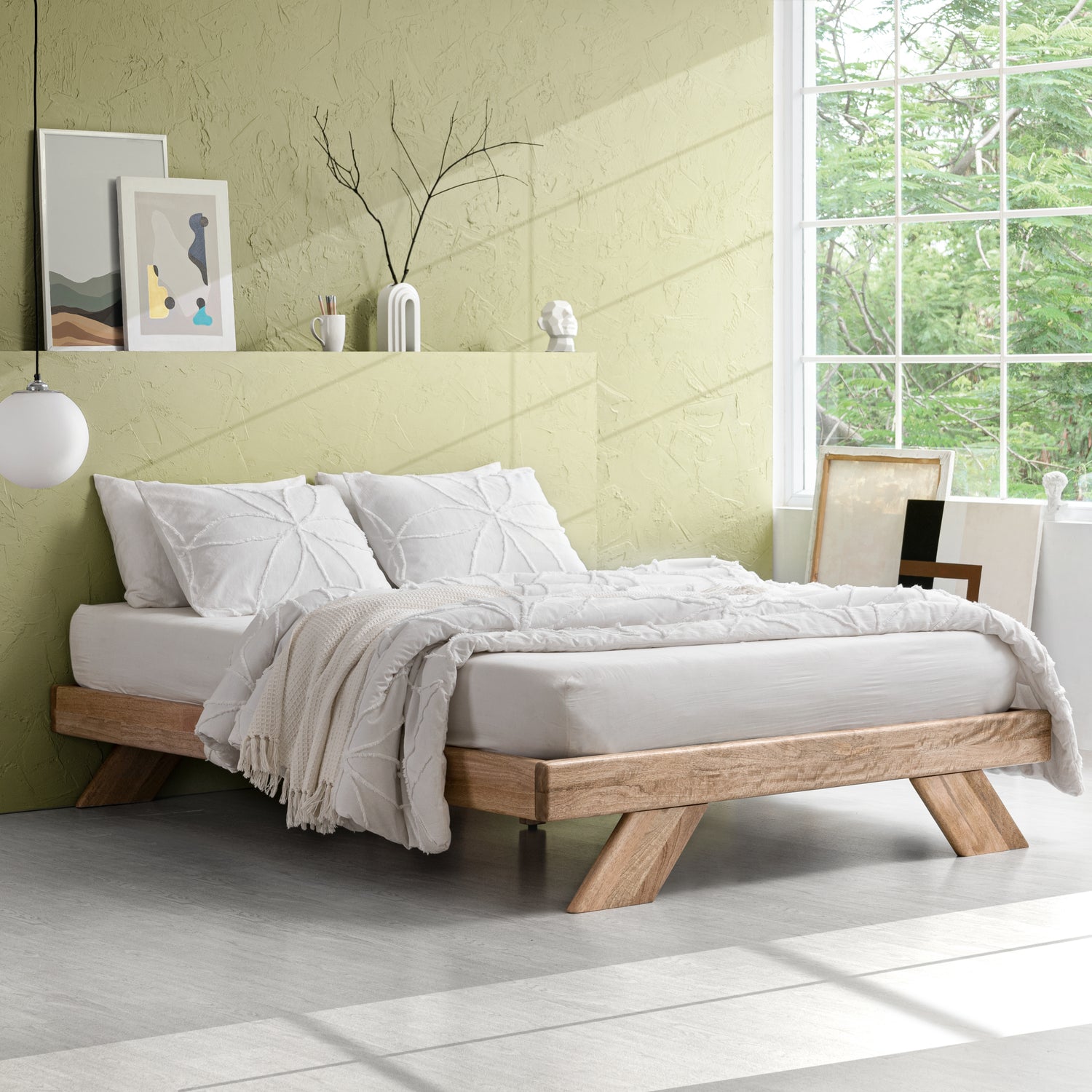 Etna Platform Queen Size Bed – MH London US