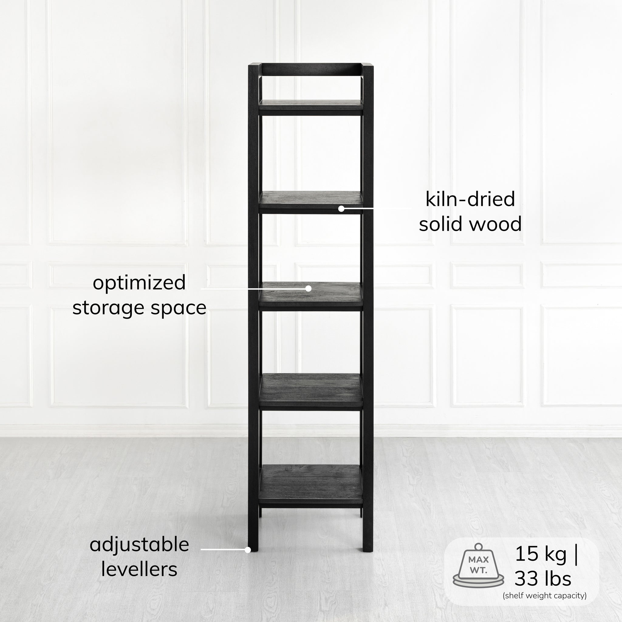 Carlton Solid Wood Bookcases – MH London US